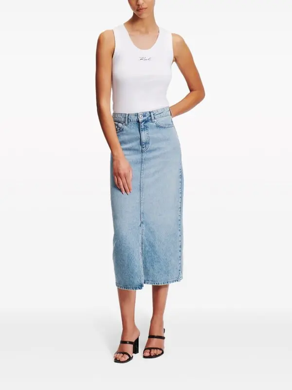 Karl Lagerfeld Denim Maxi Skirt