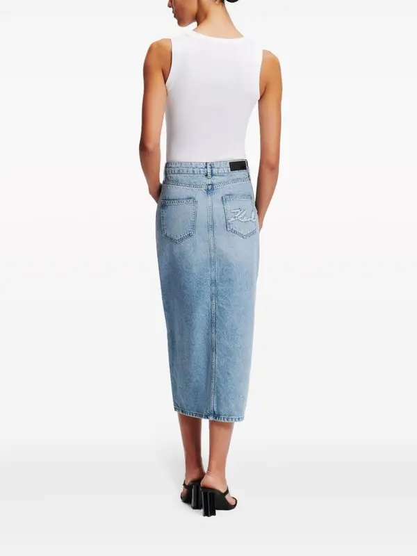 Karl Lagerfeld Denim Maxi Skirt