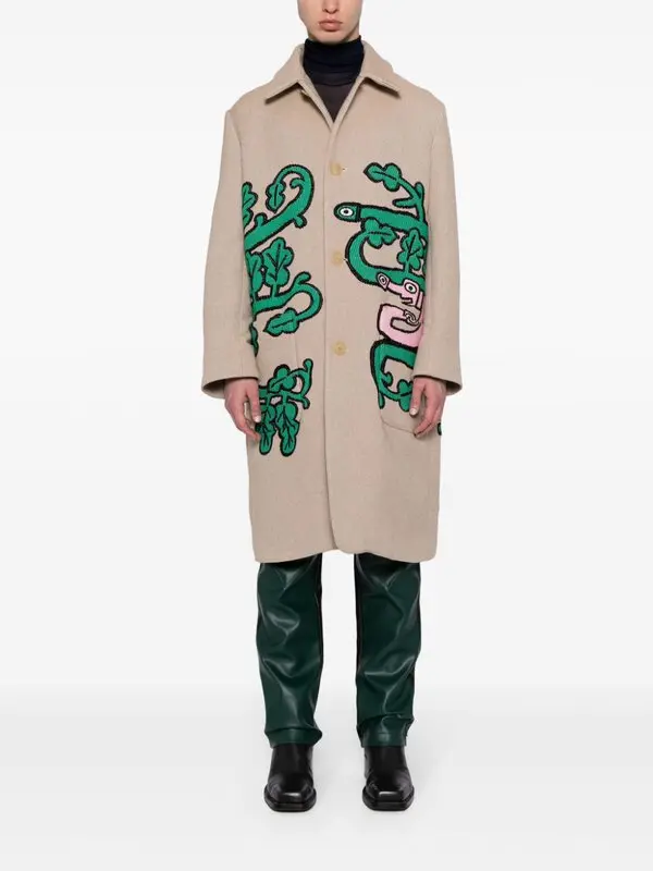 WALTER VAN BEIRENDONCK Khiva Jacquard Coat