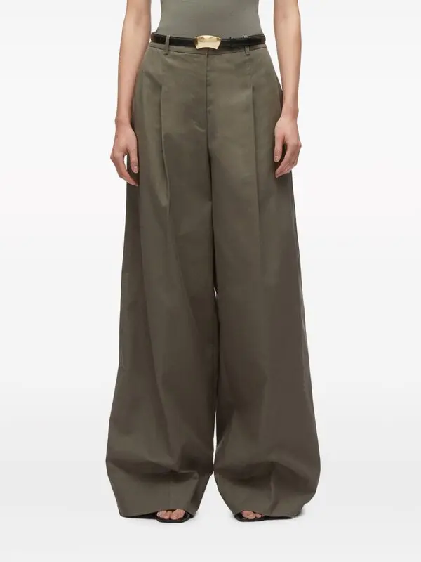 3.1 Phillip Lim Pleat-detailing Palazzo Pants - Grey