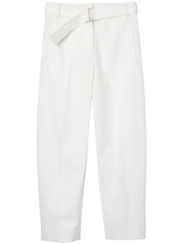 3.1 Phillip Lim Belted Tapered Trousers - White