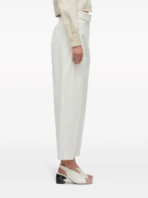 3.1 Phillip Lim Belted Tapered Trousers - White