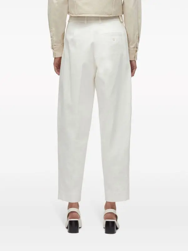 3.1 Phillip Lim Belted Tapered Trousers - White