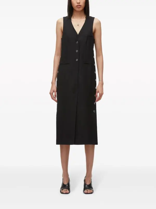 black vest midi dress Ember Black Sweater Vest Midi Dress  Cottage Under the Oaks