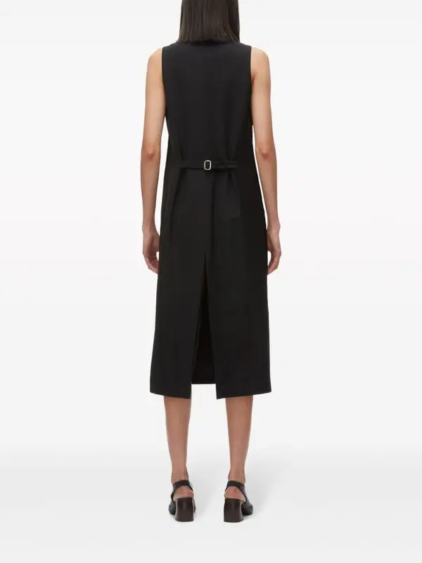 black vest midi dress Seddiq Vest Midi Dress