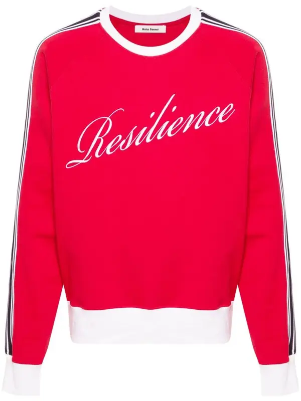WALES BONNER Resilience Organic Cotton Sweatshirt