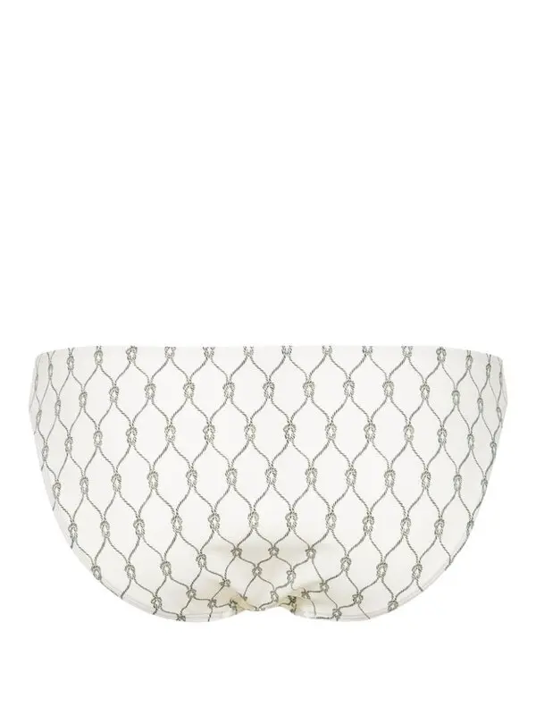 Tory Burch Celtic Knot Bikini Bottom - Neutrals