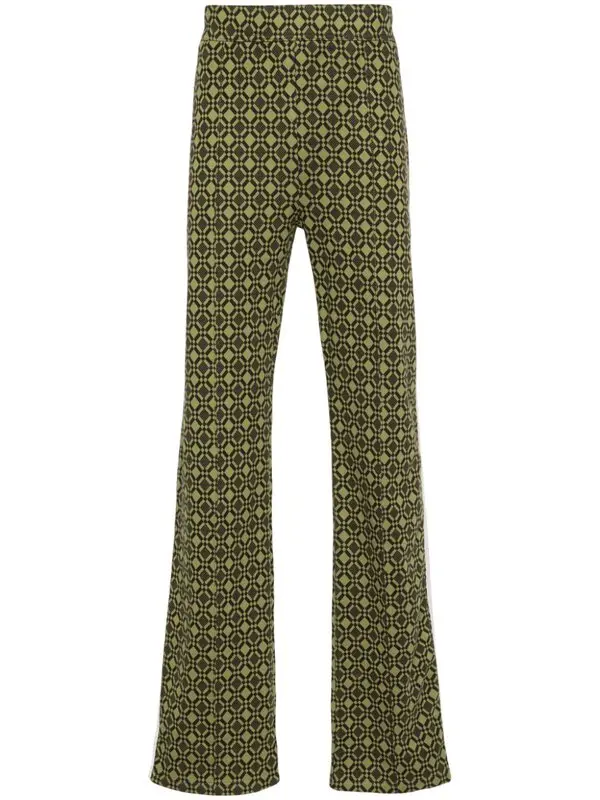 WALES BONNER Power Straight-leg Track Pants - Green