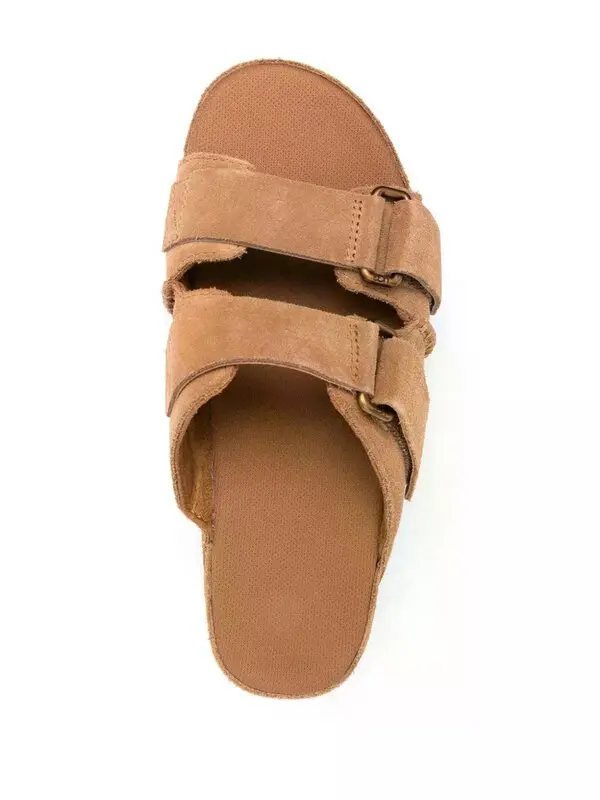 UGG Goldenstar Hi Suede Slides - Brown
