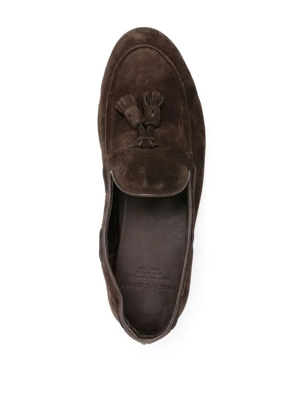 Officine Creative Tassel-detailed Suede Loafers