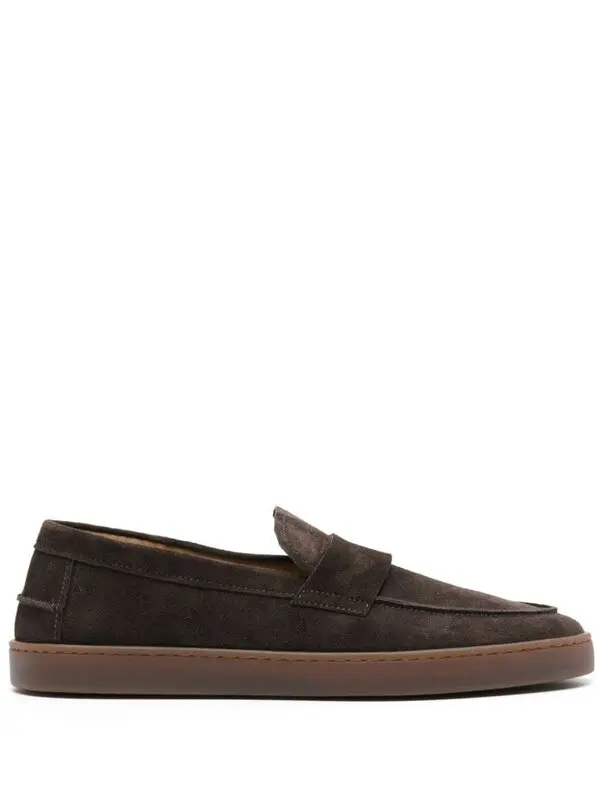 HENDERSON BARACCO Almond Suede Loafers