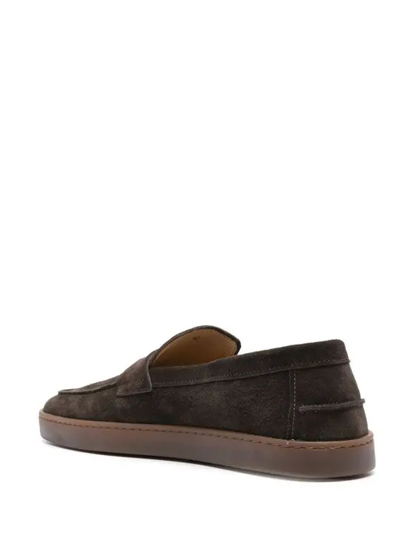 HENDERSON BARACCO Almond Suede Loafers
