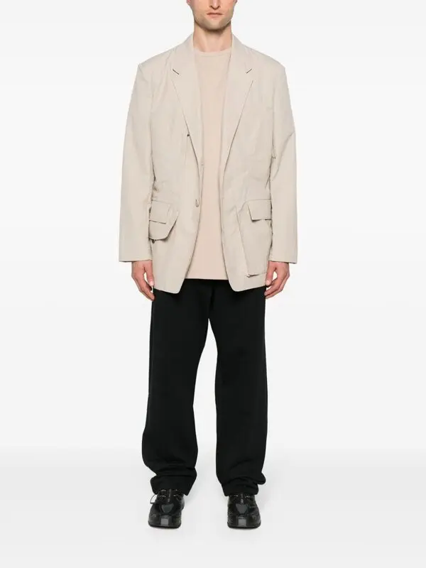 Y3 Cr Nyl Single-breasted Blazer