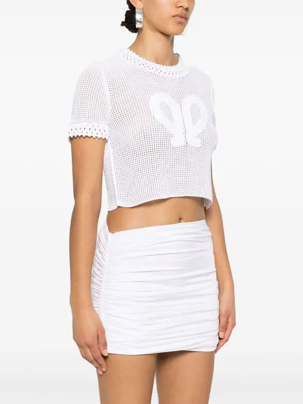 Philosophy Di Lorenzo Serafini Macramé Crop Top