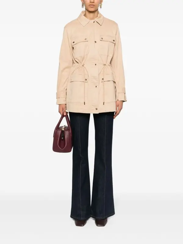 Michael Kors Twill Military Coat