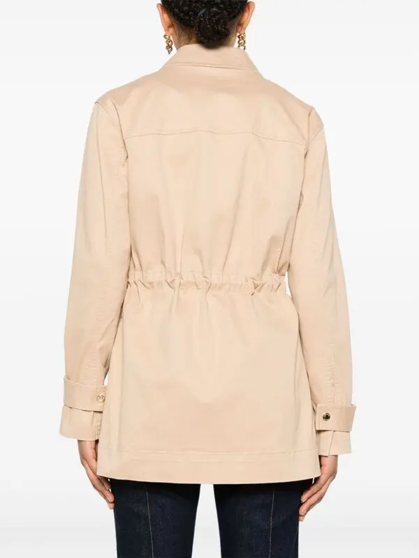 Michael Kors Twill Military Coat