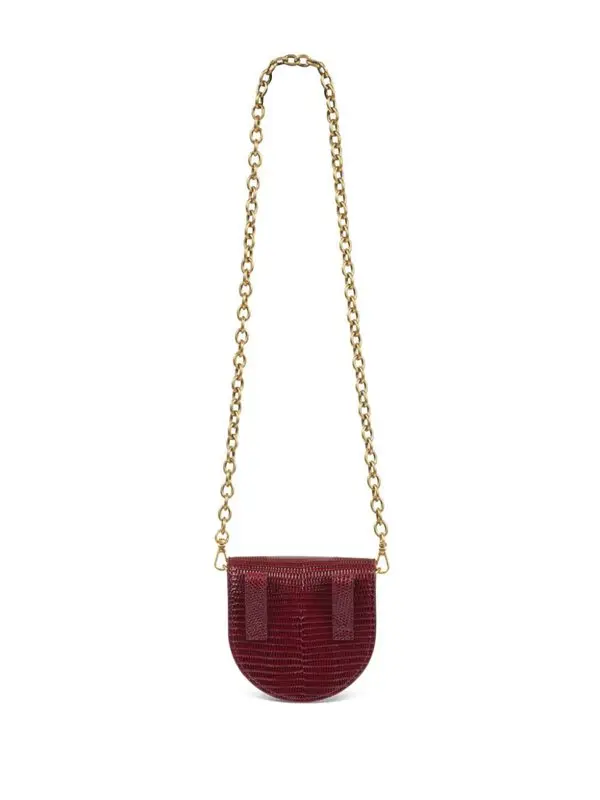 VIVIENNE WESTWOOD Lizard Saddle Crossbody Bag - Red