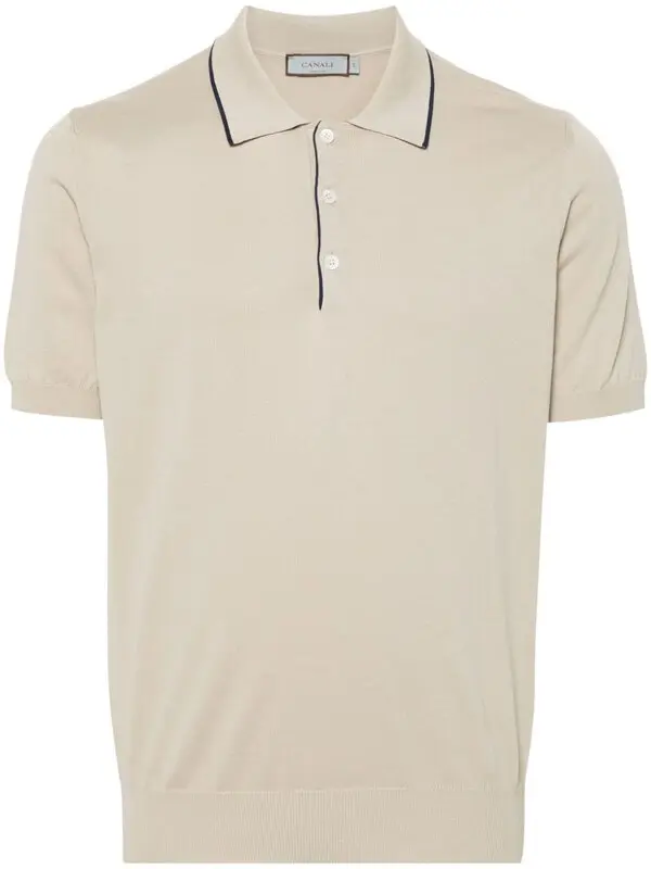 Canali Cotton Polo Shirt