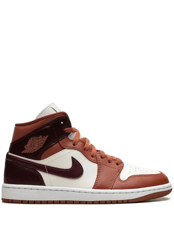 JORDAN Air 1 Mid Sneakers - Brown