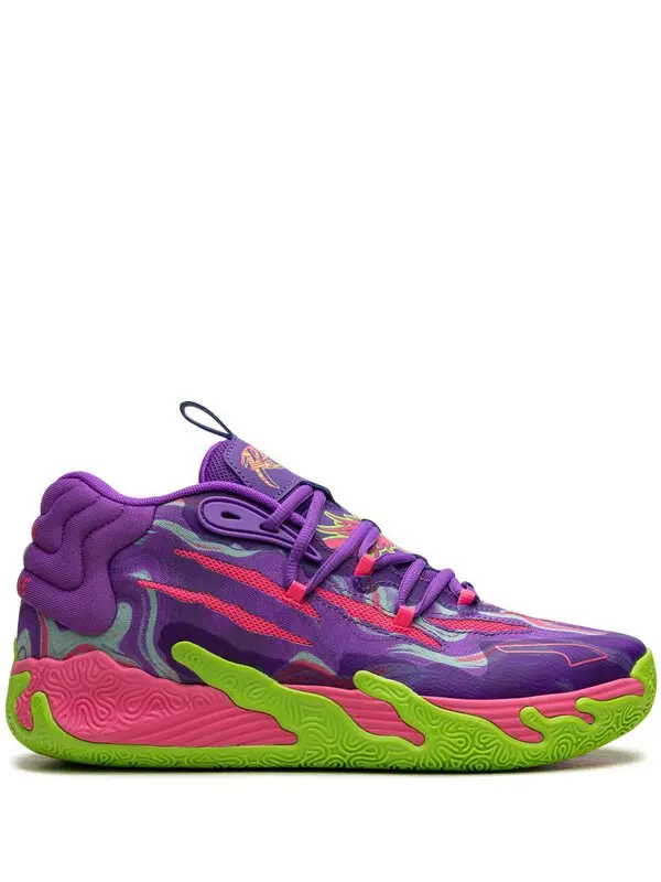 PUMA Mb.03 Toxic Glimmer/green Gecko Sneakers - Purple