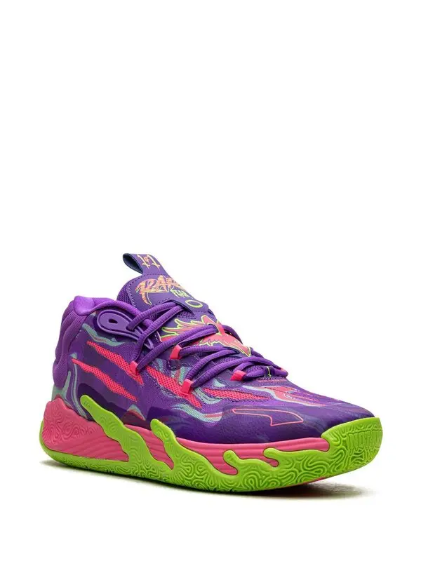 PUMA Mb.03 Toxic Glimmer/green Gecko Sneakers - Purple