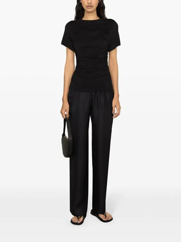 Loulou De Saison Alera Wide-leg Trousers - Black