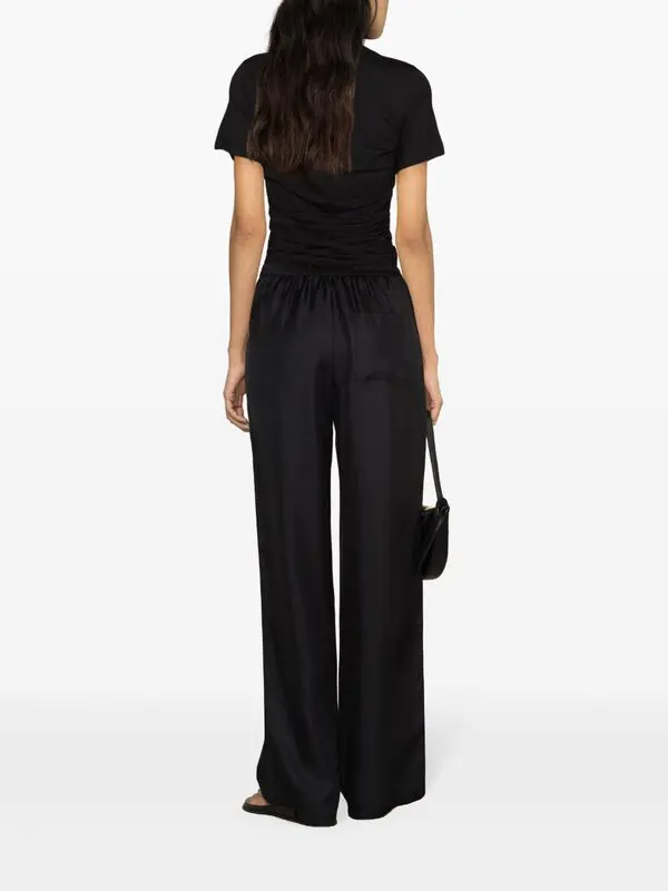 Loulou De Saison Alera Wide-leg Trousers - Black