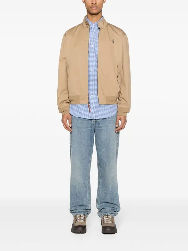 Polo Ralph Lauren Gingham-check Long-sleeve Shirt - Blue