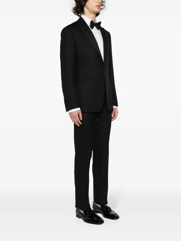 LARDINI Single-breasted Crepe Suit