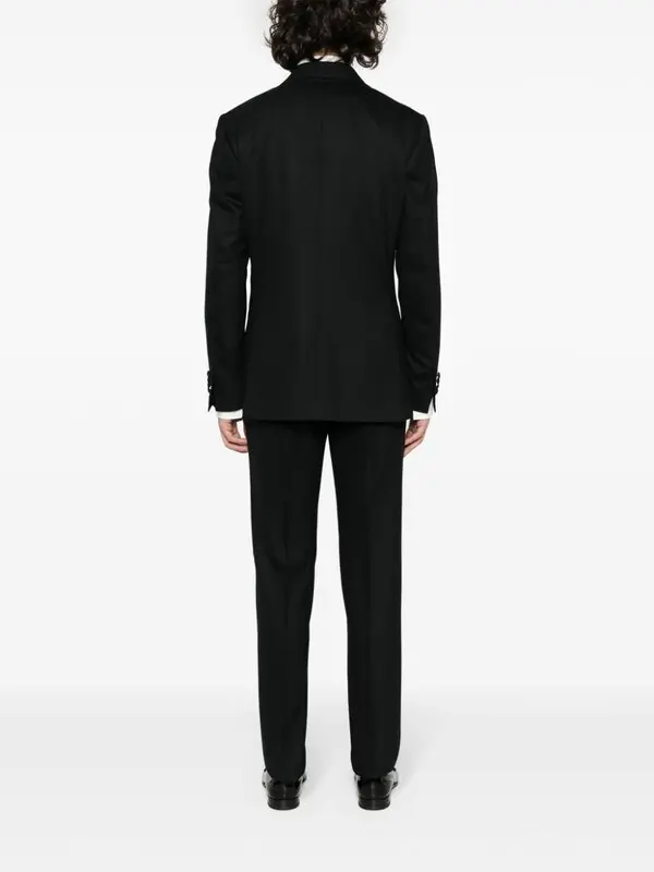 LARDINI Single-breasted Crepe Suit
