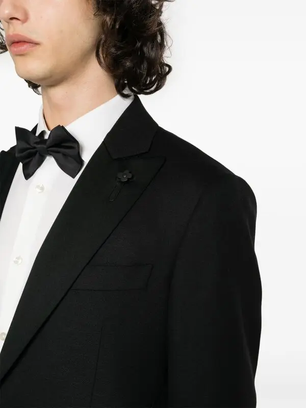 LARDINI Single-breasted Crepe Suit
