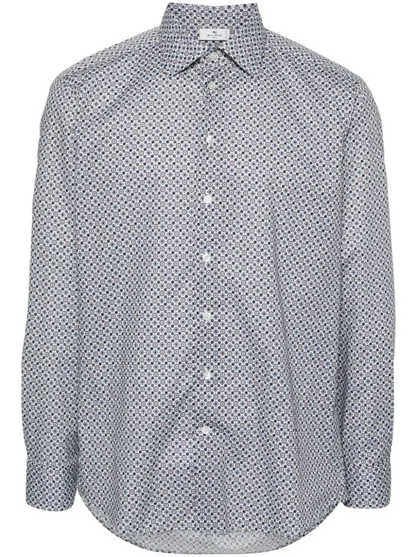 Etro Graphic-print Cotton Shirt