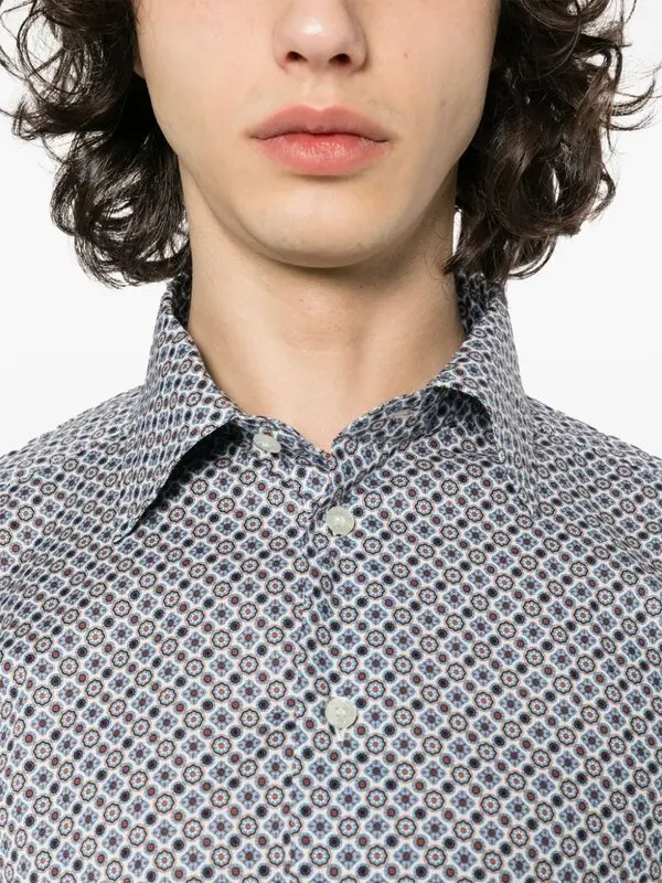 Etro Graphic-print Cotton Shirt
