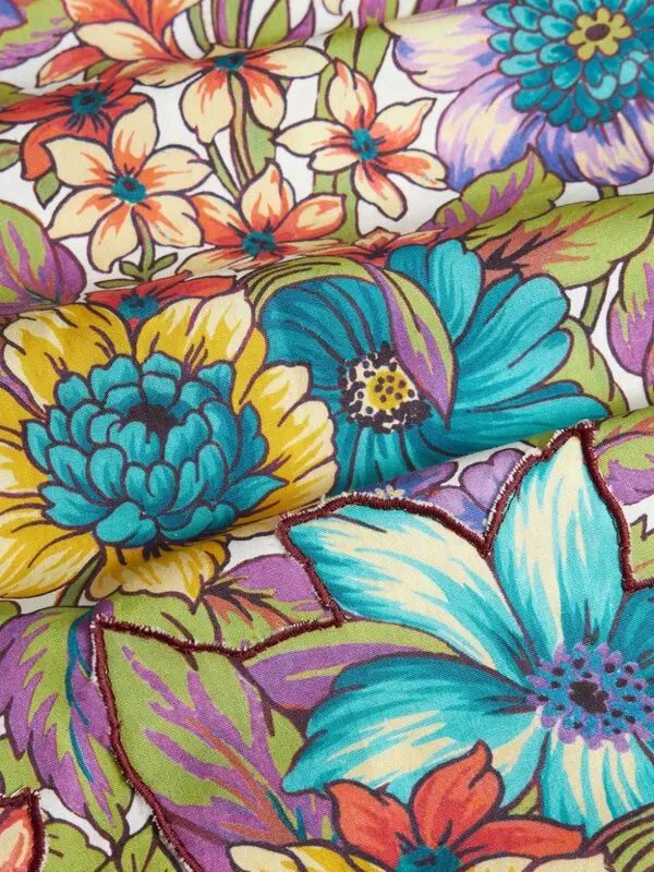 Etro Floral-print Cotton Minidress