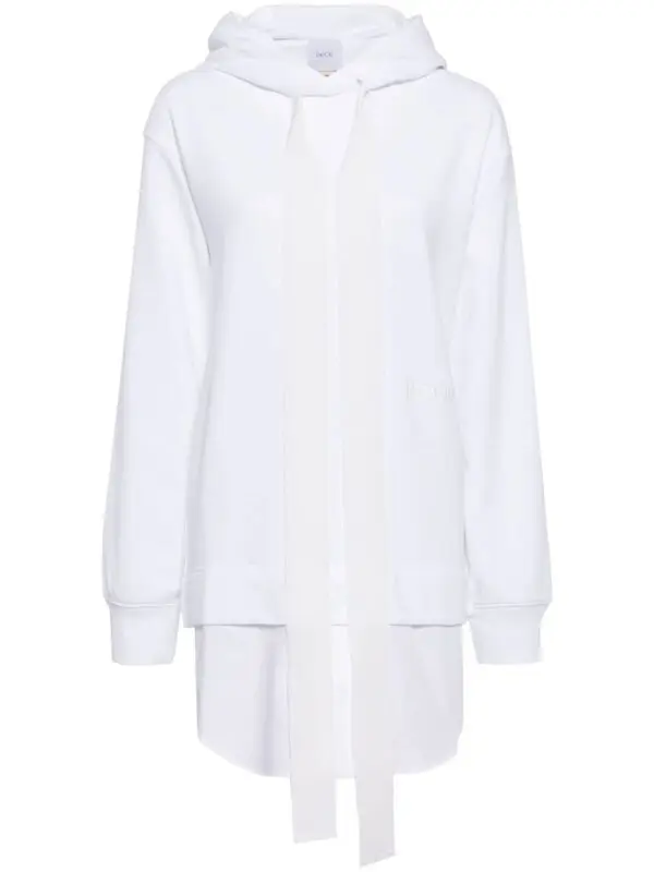 PATOU Trompe-l'oeil Hoodie Dress