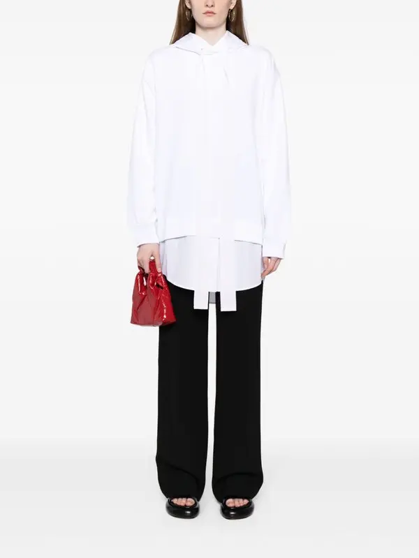 PATOU Trompe-l'oeil Hoodie Dress