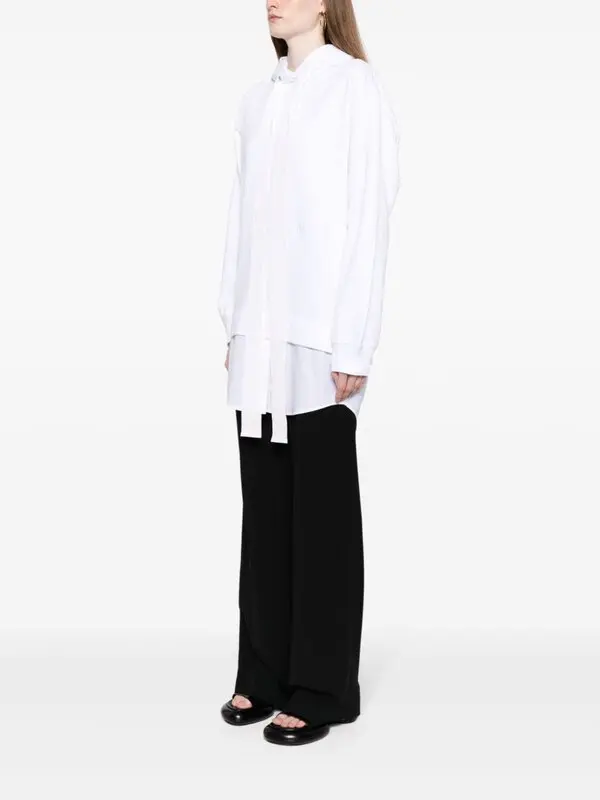PATOU Trompe-l'oeil Hoodie Dress