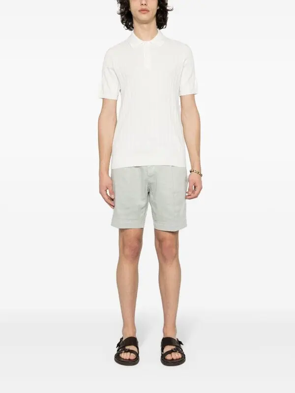 DELL'OGLIO Pleated Chino Shorts