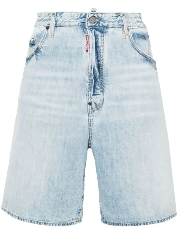 Dsquared2 Wide-leg Denim Shorts