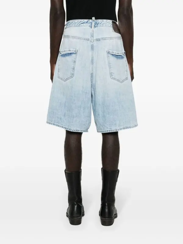 Dsquared2 Wide-leg Denim Shorts