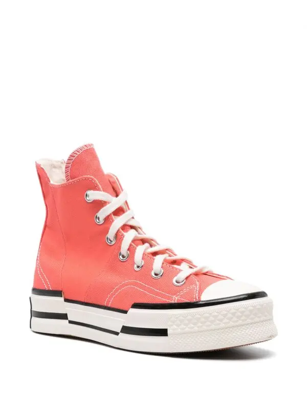 CONVERSE Chuck 70 Plus High-top Sneakers - Orange