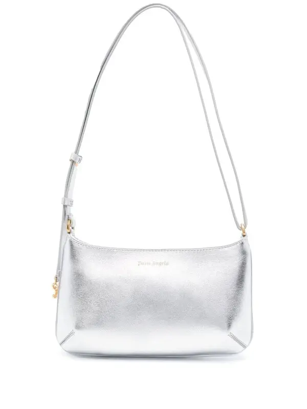 Palm Angels Giorgina Metallic Shoulder Bag - Silver