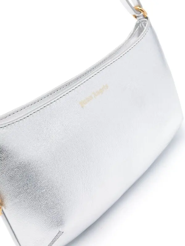 Palm Angels Giorgina Metallic Shoulder Bag - Silver