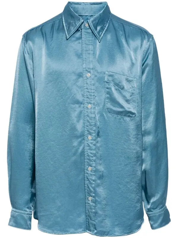 Toga Long-sleeved Satin Shirt