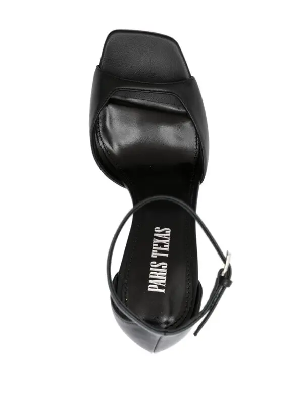 Paris Texas Grace 110mm Sandals - Black