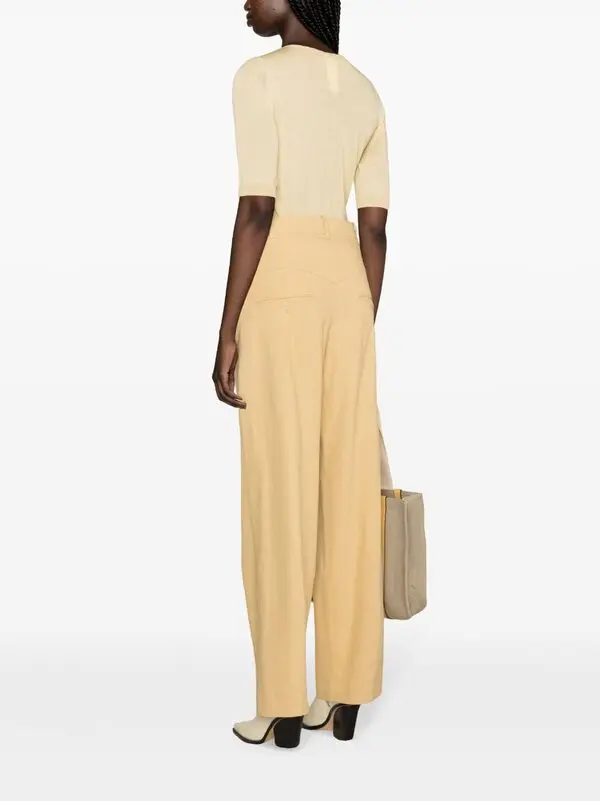 Fabiana Filippi Short-sleeve Sweater - Yellow