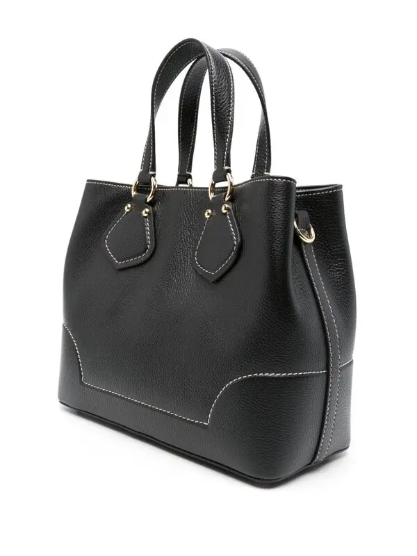 LANCEL Neo Izy Leather Tote Bag - Black