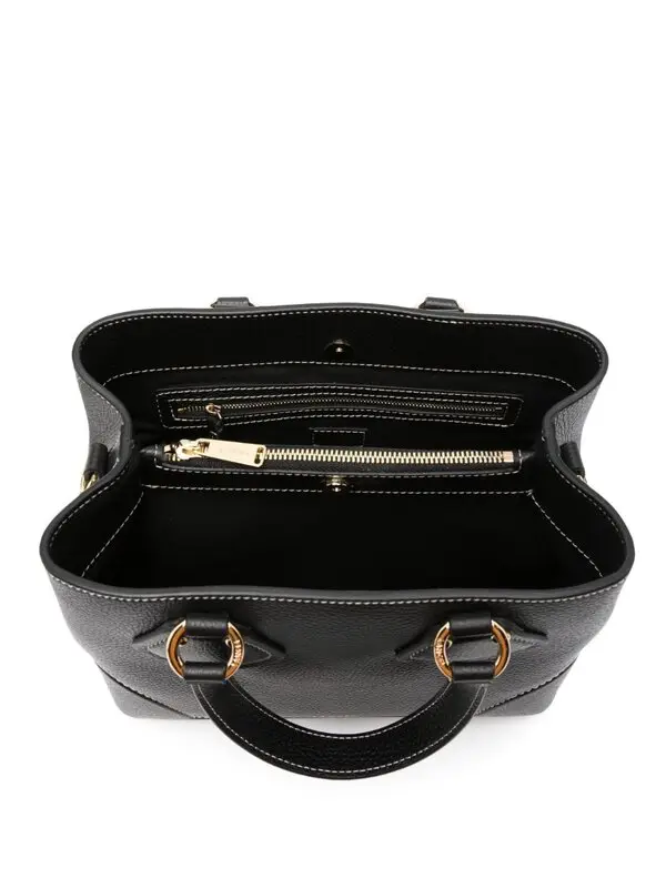 LANCEL Neo Izy Leather Tote Bag - Black