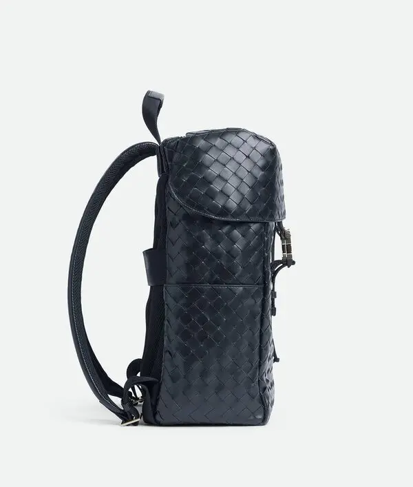 Bottega Veneta Intrecciato Flap Backpack