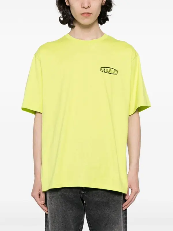LES BENJAMINS Logo-print Cotton T-shirt